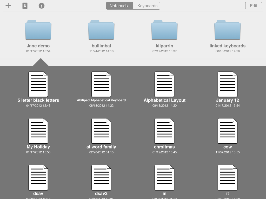 Abilipad – still the Write tool for the iPad – Jane Farrall Consulting