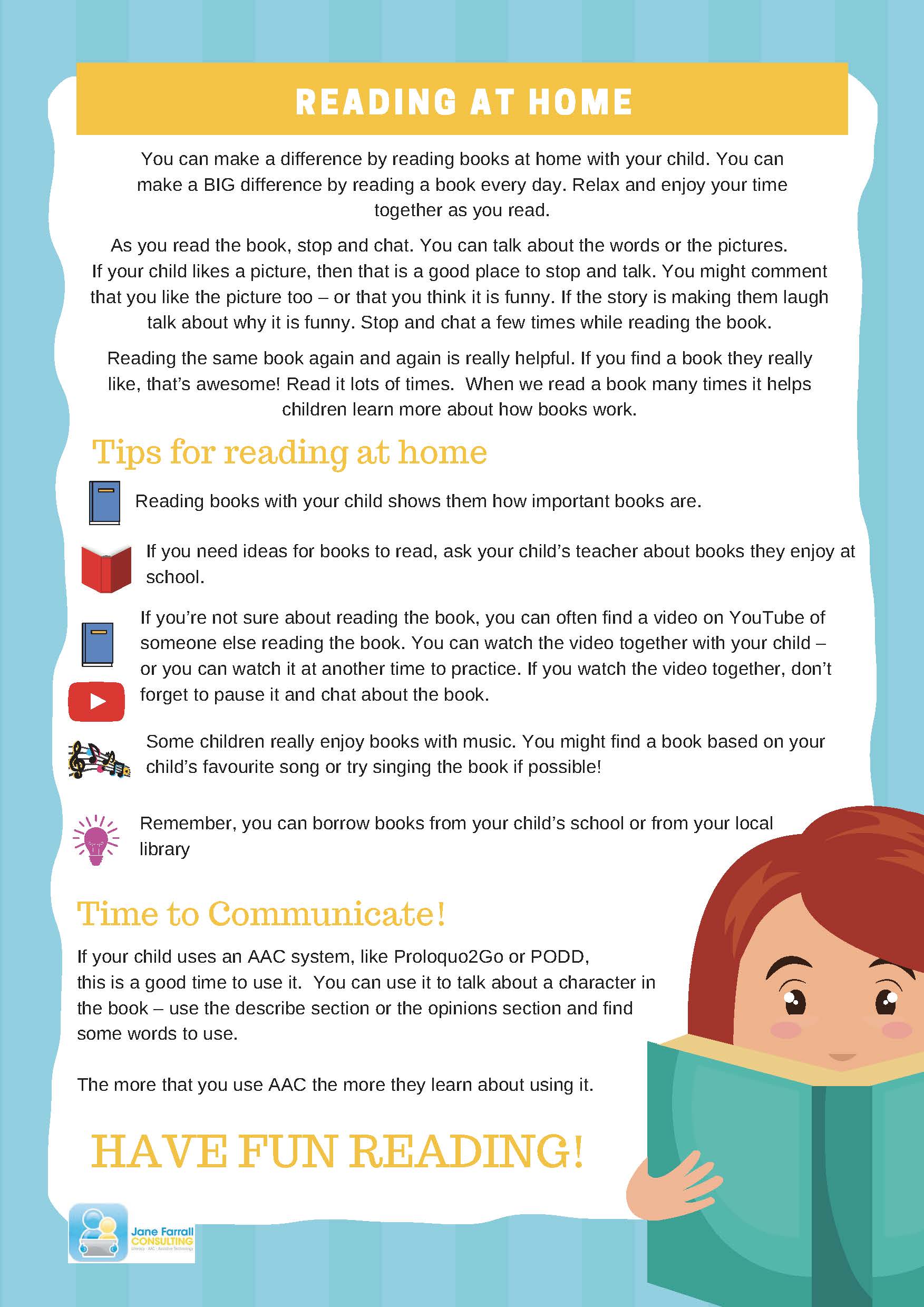 Reading At Home – Jane Farrall Consulting