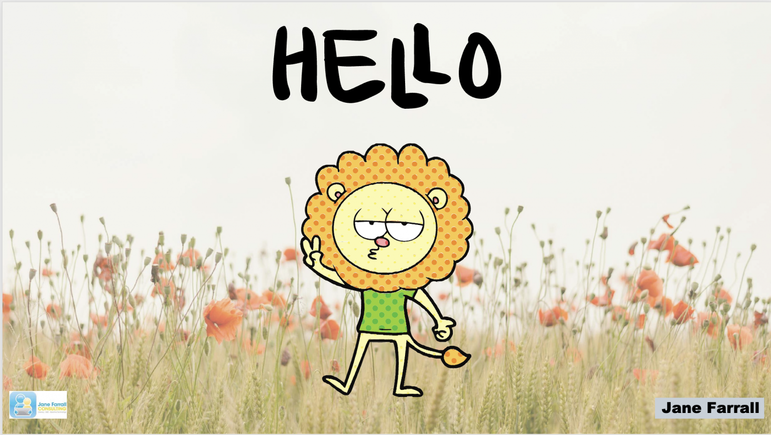 Hello! Emergent literacy planning – Jane Farrall Consulting